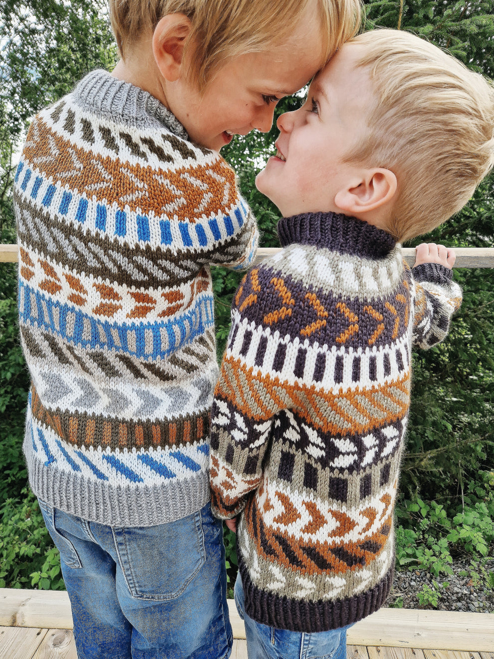 Mikado Kinderpullover – Stroff Knitting