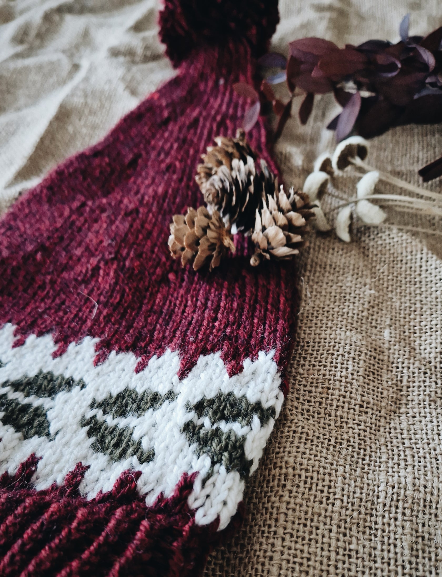 Weihnachtstraum Zipfelmütze – Stroff Knitting