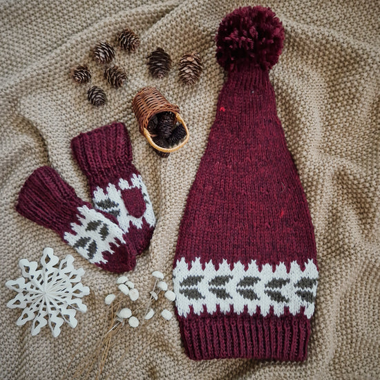 Weihnachtstraum Zipfelmütze – Stroff Knitting