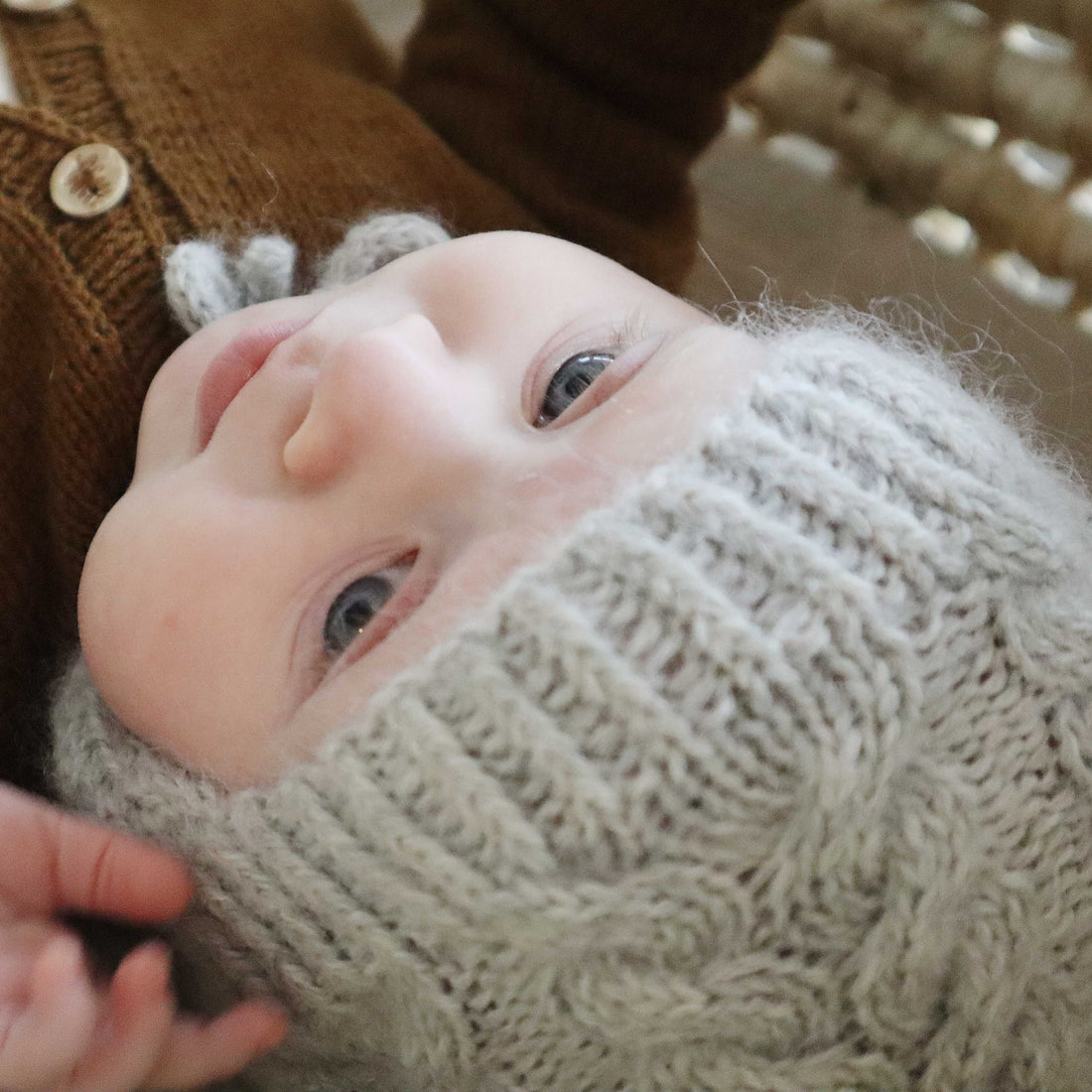 Haselstrauch Kindermütze – Stroff Knitting