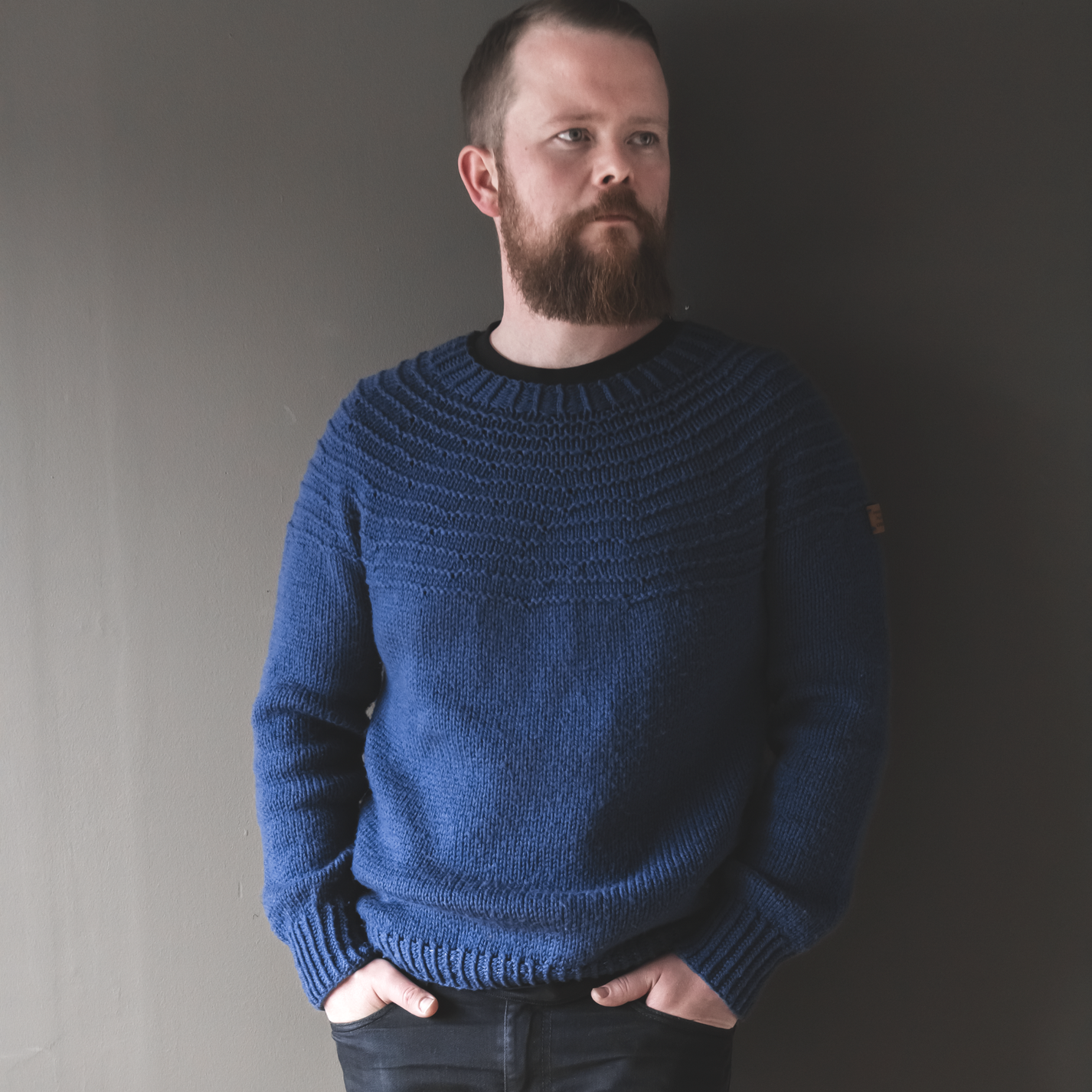 Bärenklau Herrenpullover – Stroff Knitting